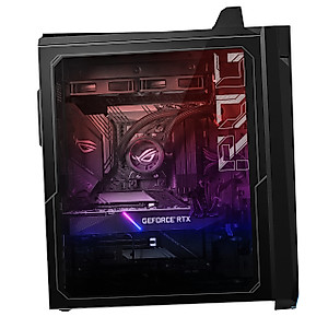 ASUS ROG Strix GA35 Gaming Desktop PC, GeForce RTX 3080, AMD Ryzen 9 5900X, 32GB DDR4 RAM, 1TB PCIe SSD + 2TB HDD, Dual Hot-Swap SSD Bays, ROG Scope & Chakram, Windows 10 Professional, GA35DX-XB989