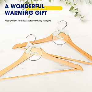 Korpai 24-Pack Wooden Hangers,Wooden Clothes Hangers with Smooth Shoulder Grooves,Suit Hangers with 360-Degree Rotatable Hook, Durable & Slim Wooden Hangers for Coats,Jackets,Dress,Pants ect,Natural