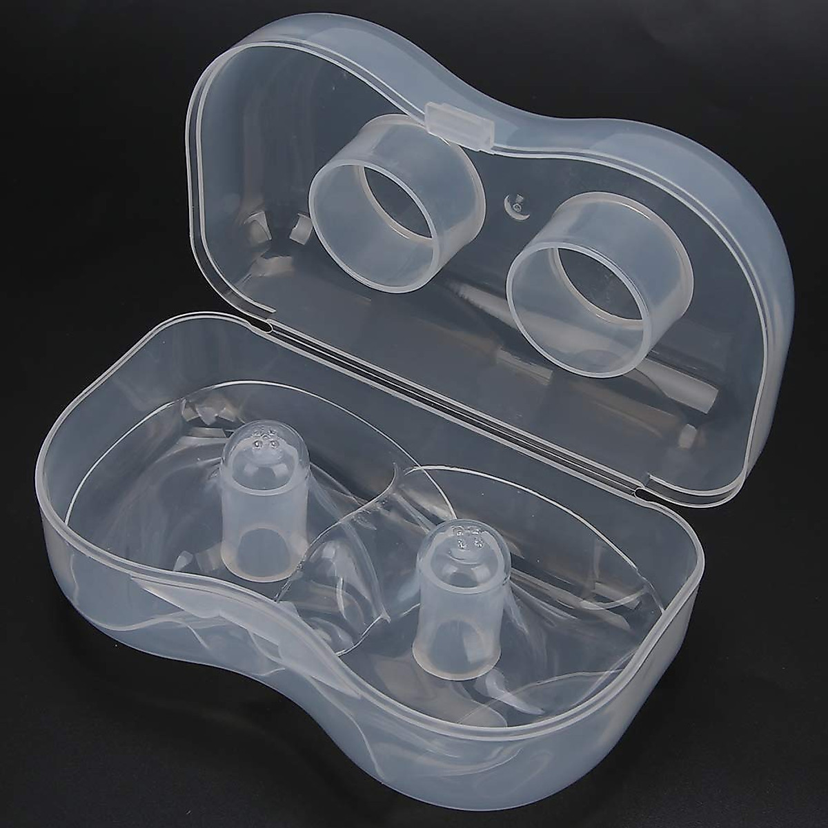 Silicone Nipple Protector, 2 Piece Nipple Silicone Nipple Protector Breastfeeding Nipple Guard for Breastfeeding Nipple with Boxes