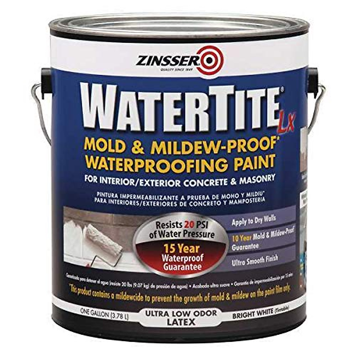 WaterTite LX 1-gal. Latex Concrete and Masonry Waterproofing Paint (2-Pack)