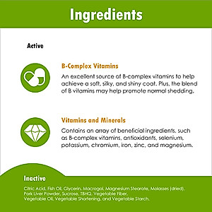 Green Pets Organics Natur-Yeast Brewer's Yeast for Dogs and Cats - Supports Immune System & Digestion, Promotes Healthy Skin & A Glossy Coat, 90 Soft Chews