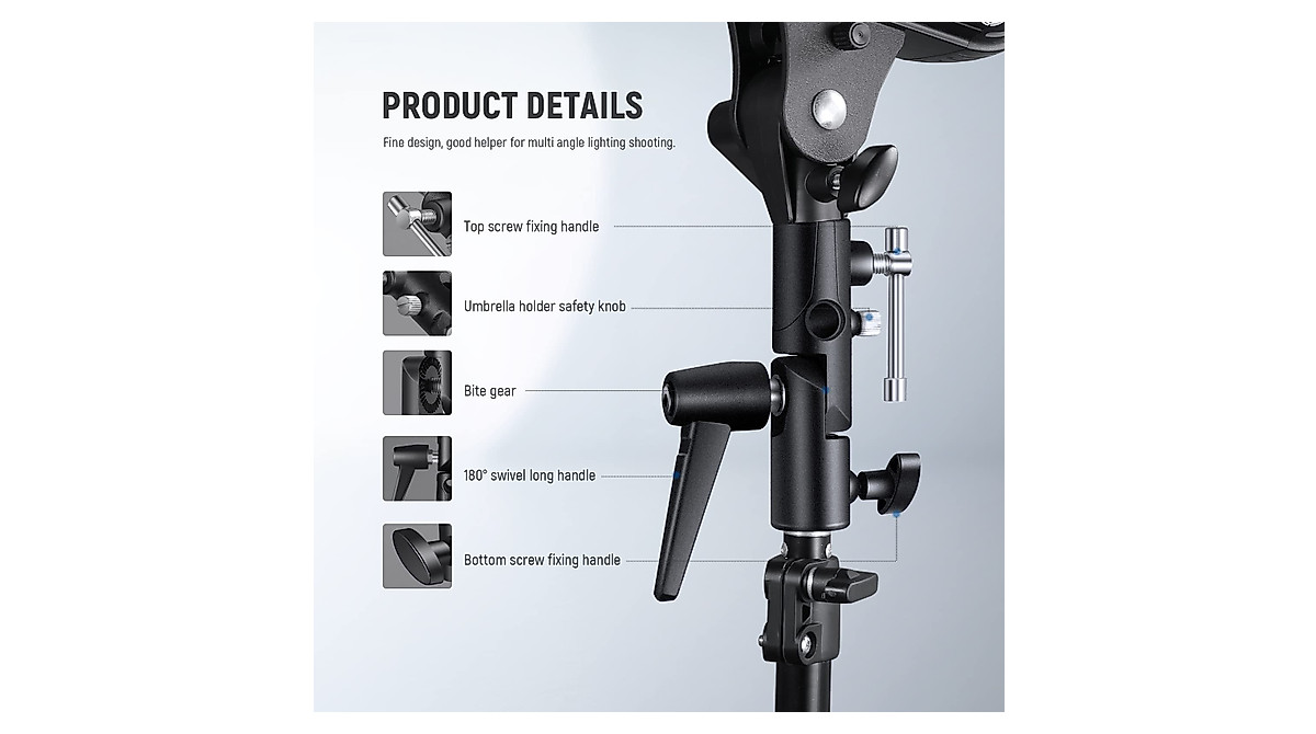 NEEWER Camera Flash Bracket H Type Mount - Versatile Adapter