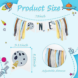 You Are My Sunshine High Chair Banner,First Trip Around The Sun Birthday Decoration,Boho Sunflower Party Decoration (Blue Space)
