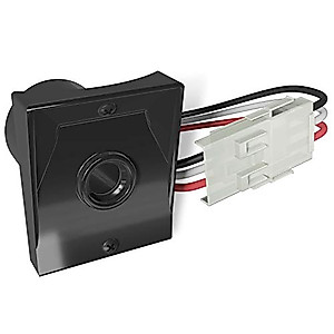 Solus SPC-320 120V Automatic Dusk to Dawn Photocell Photo Control Light Sensor Switch for Hardwire Outdoor Lamp Posts with Ezee Change Plug, Works with Most Fixtures and Bulbs, UL Listed, Black