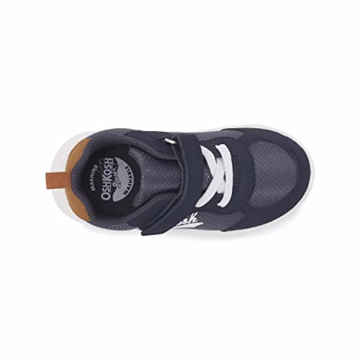 OshKosh B'Gosh Boy's Retra-W Athletic Sneaker, Navy, 4 Toddler