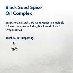 NORTH AMERICAN HERB & SPICE ScalpClenz Conditioner - 8 fl oz - Black Seed Oil Renew Formula - Hair & Scalp Support, Beautifies & Nourishes - Non-GMO