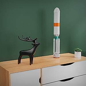 VONADO Rocket Building Blocks Set, Delta III Space Launch Vehicle Model, NA.SA Rocket Space Launch Toy, Outer Space Rocket for Kids New 2022 (593 Pcs)