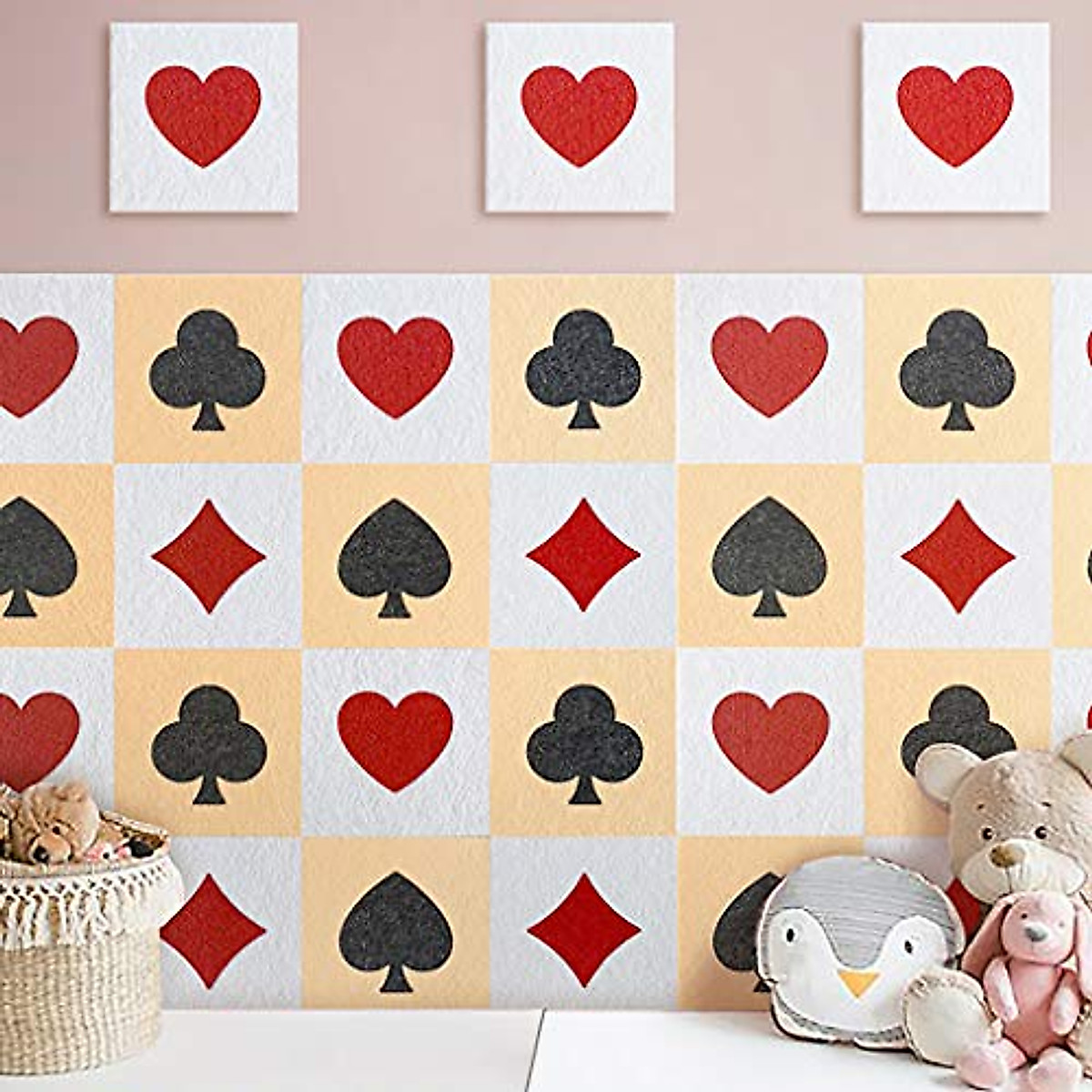 Suitable for Kindergarten Display, Cultural Background Wall, Creative Message Board, Photo Decorative Wall 7.9×7.9 in