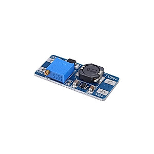 Songhe MT3608 DC-DC Step Up Boost Converter Module 2A Adjustable Voltage Regulator Board Input Voltage 2V-24V to 5V-28V Output Voltage for Arduino 10PCS