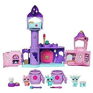 Magic Mixies Mixlings Magic Castle Super Pack, Expanding Playset with Magic Wand That Reveals 5 Magic Moments and 2 Collector's Cauldrons, for Kids Aged 5 and Up, Amazon Exclusive