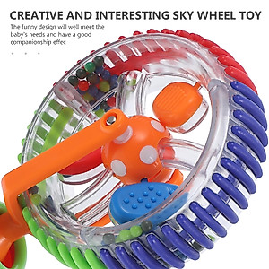 Toyvian Circus Development Ferris Wheel Baby Ferris Wheel Wind up Ferris Wheel Tray Suction: Suction Early Learning Suction