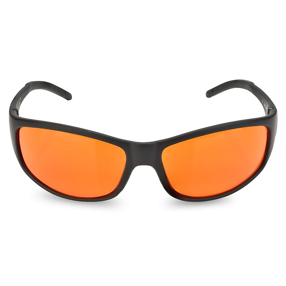 Blue Blocking Amber Glasses for Sleep 99.9 Percent Effective - Nighttime Eye Wear - Special Orange Tinted Glasses Help You Relax Your Eyes