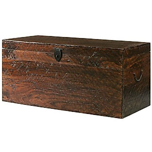 Home Decorators Collection Maldives Trunk, 18.5" Hx38 W, Walnut