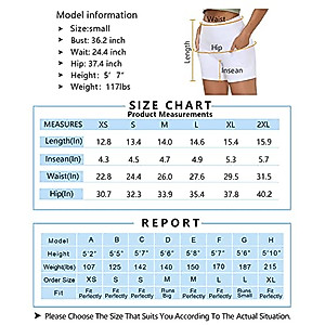 THE GYM PEOPLE High Waist Yoga Shorts for Women's Tummy Control Fitness Athletic Workout Running Shorts with Deep Pockets (Medium, Pink)