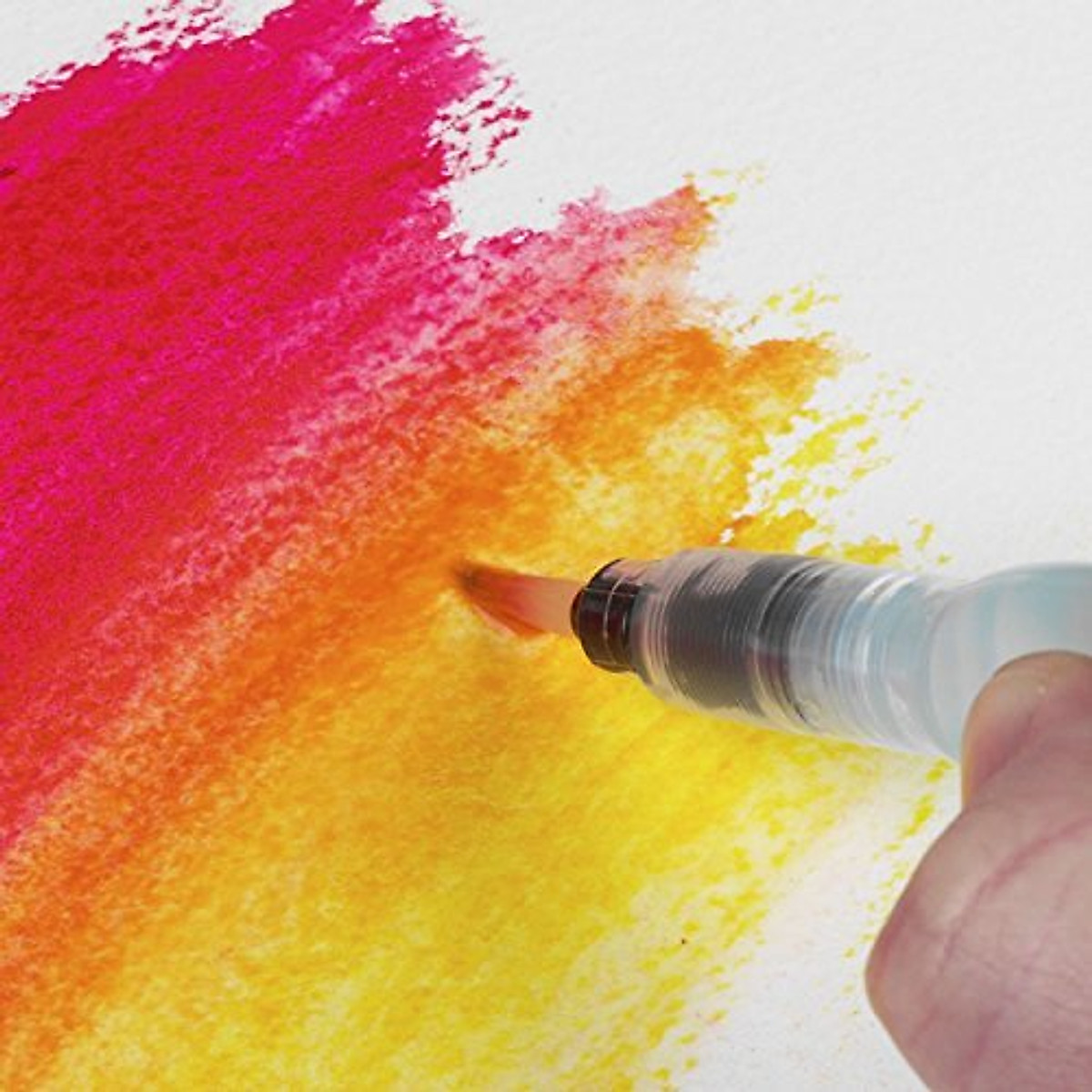 Pentel Arts Aquash Water Brush Assorted Tips, Pack of 3 (FRHBFMBP3)