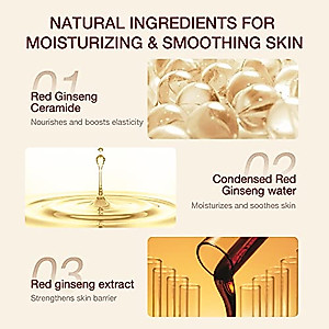 DONGINBI Red Ginseng Moisturizing & Firming Set EX, Anti-Aging Korean Skin Care, Routine Kit for Smooth, Radiant Skin by KGC