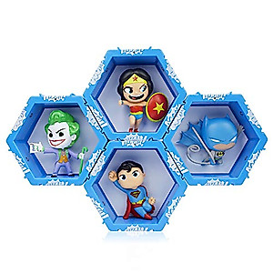 WOW! PODS DC Comics Light-Up Bobbling-Head Superhero Figure Collectible Toy (Metallic Batman), Multi-Color