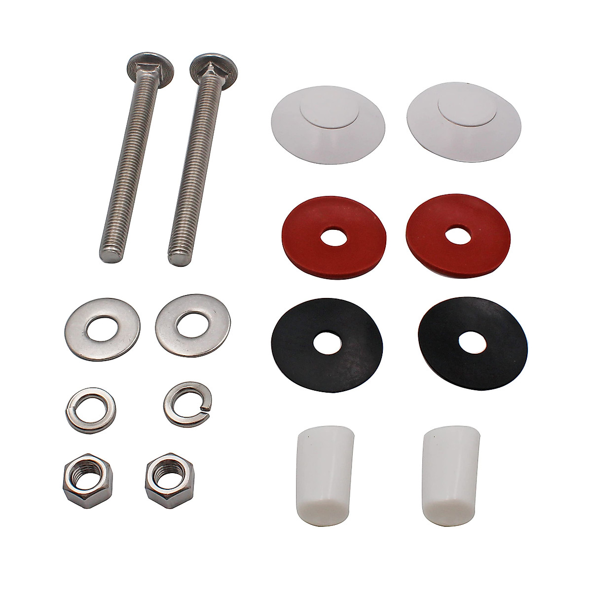 DB-TB-M White Diving Board Mounting Kit Replacement for Two Hole Residential Diving Boards