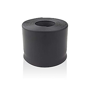 Proflex Black Vinyl Wall Base 2-1/2 inch X 20 ft Non Glue Wall Base Trim Durable and Flexible - Easy Install Vinyl Floor Base That Resists Scuffing, Cracking and is Ideal to Use All Around Your Home
