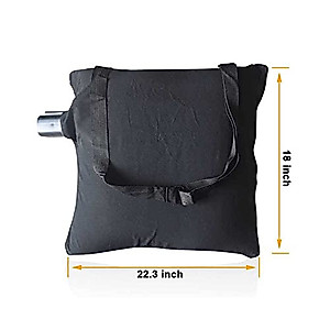 Braveboy 5140125-95 Leaf Blower Vacuum Vac Shoulder Bag, Compatible with Black & Decker BV3100/BV2900 Blower Replacement Leaf Bag 5140117-99.