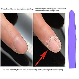 15pcs Nail File and Buffer Set Include 10pcs Double Sided 100/180 Grit Nail Buffer Block Sponge Nail File Washable (Purple) and 5pcs Emery Boards Nail Files Nails Supplies for Nails Professional