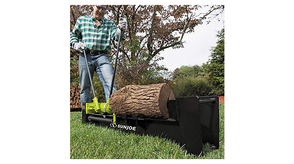 Sun Joe LJ10M 10-Ton Hydraulic Log Splitter - Powerful & Portable