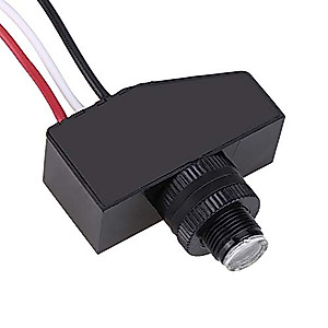 Parluna Photocell Switch, DC Photocell Switch 12 Volt Photocell Switch Low Voltage Photocell Switch Remote Switching Sensor, Sensor Photocell Light Switch Dusk to Till Dawn Mini Light Switching