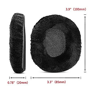 Ear Pads Replacement Cushions Pillow Compatible with Artiste ADH300 2.4GHz TV Wireless Headphones Earpads Foam (Black 1)