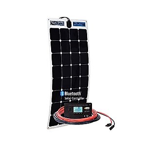 GP-FLEX-110: 110W/5.71A SOLAR KIT W. 30A DIGITAL CONTROLLER