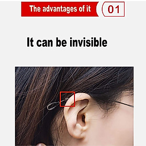 MOLDERP Glasses Ear Grip - Eyeglasses Temple Tip Sleeve Retainer,Anti-Slip Comfort Glasses Retainers For Spectacle, 12 Pairs (Clear1)