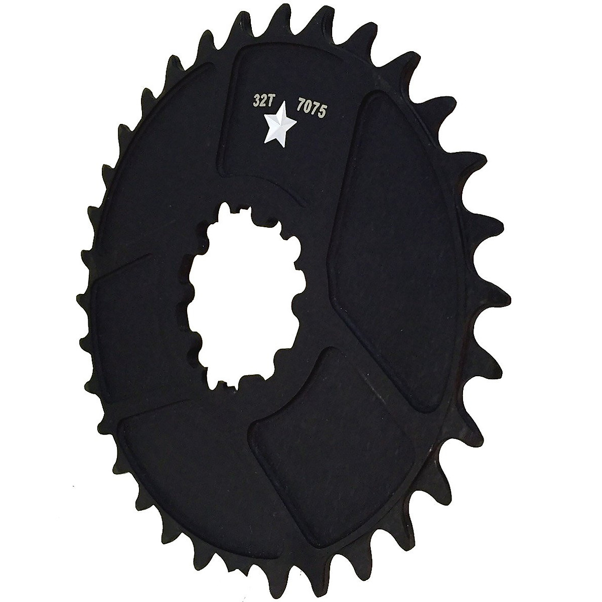 USA Made 32T Oval BB30/GXP SharkTooth Pro Mountain Chainring Made in USA (32 Tooth Oval Ring) CNC Machined …