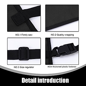 Hawyet 1 PC Car Back Seat Cover for Dogs, 53.1In x 53.1In Pet Waterproof Soft Oxford Cloth Car Mat with Binding Strip, Universal Anti-Slip Vehicle Seat Protector for Car Truck and SUV (Black)