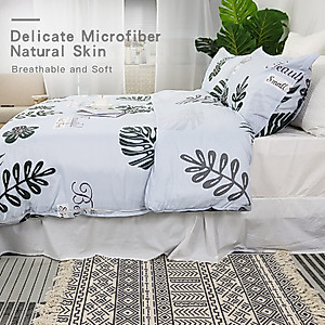 Helthep Duvet Cover Set King Size,Soft King Duvet Cover Set, 3 Pieces Double Brushed King Size Duvet Covers with Zipper Closure, 1 Duvet Cover 90x104 inches and 2 Pillow Shams