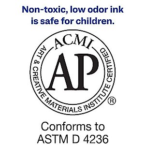 Avery Marks-A-Lot Large Desk-Style Chisel Tip, Value Pack 36 Black Permanent Markers are perfect for signs and posters (98206)