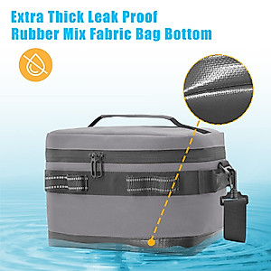 AGECASH A Insulated Cooler Lunch Bag - Leak-Proof, 18Can(12L), 900D Oxford Fabric, 10mm Thick Insulation, and Water-Proof Bottom for Ultimate Convenience