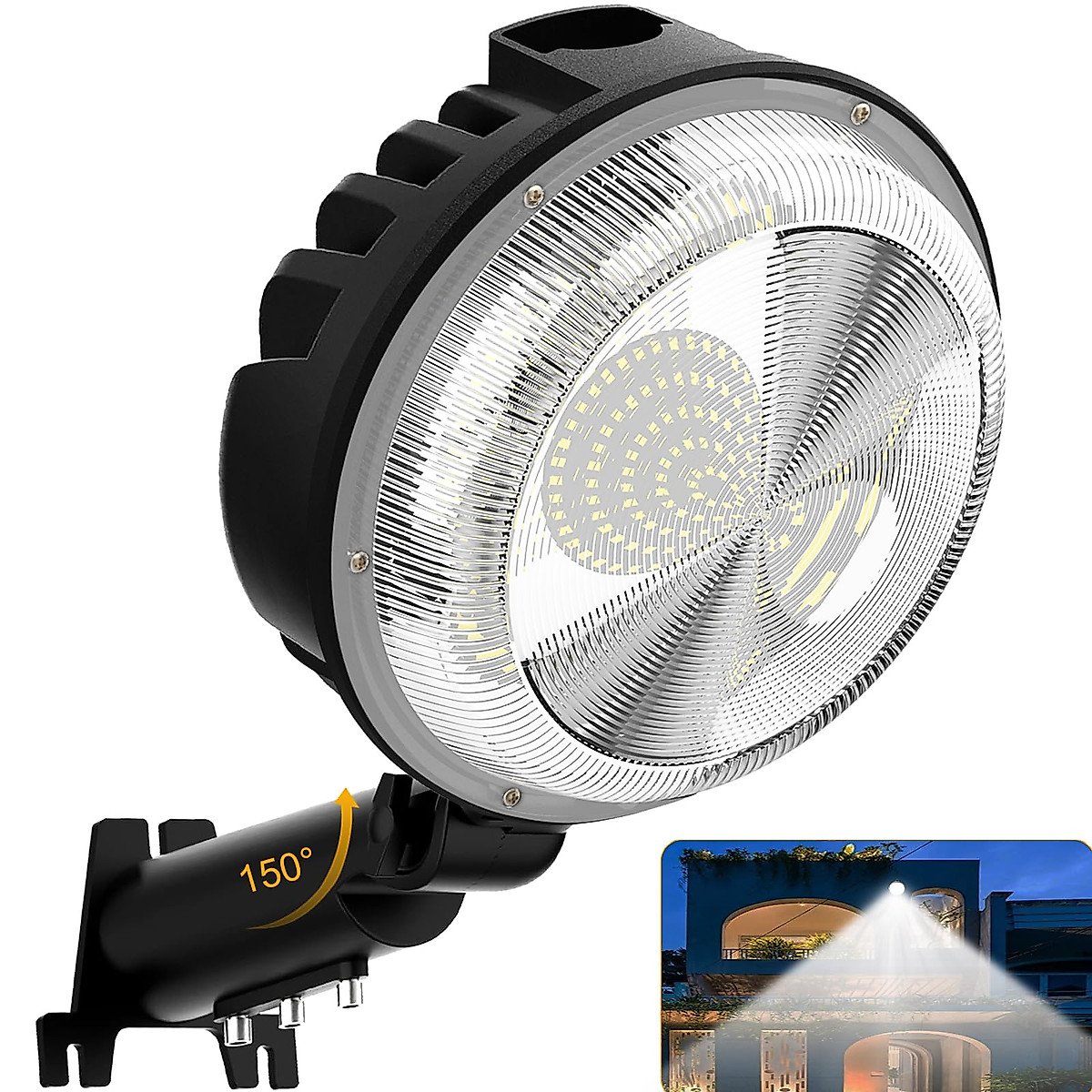 Maliralt LED Barn Light Dusk to Dawn Outdoor Lighting 150W Barn Lights Outdoor IP65 Waterproof Area Street Light for Farmhouse Barns Garage Yard Warehouse Outdoor Security Lighting