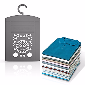 BoxLegend Shirt Folding Board Durable Shirt Folder Board for Laundry Folding Board with Hook for Hanging T Shirt Folder Grey
