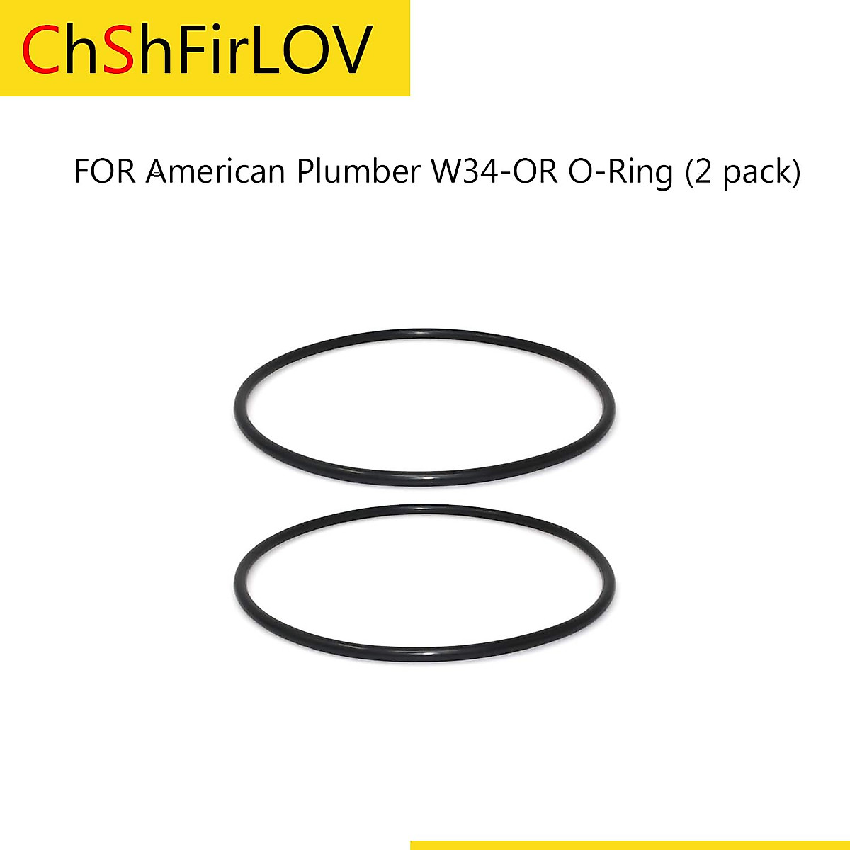 W34-OR Water Filter O-Ring for American Plumber 4-1/8" x 3-7/8 x 1/8 Replacement Parts (2/Pack)
