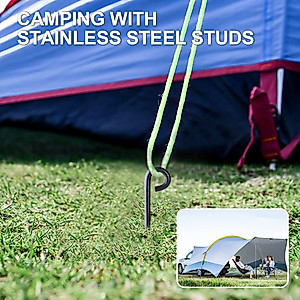 Camping Tripod Campfire Stand portable campfire,Over Fire Camp Grill with Carrying Bag for Outdoor Open Flame Cooking