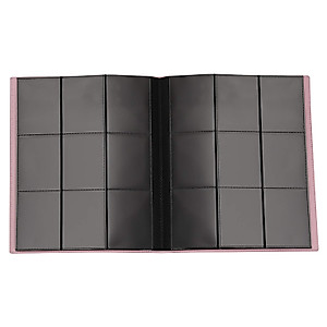 Trading Card Binder Standard Size Trading Card Holder Protector Album 360 Pockets Pink