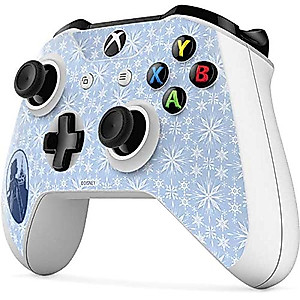 Skinit Decal Gaming Skin Compatible with Xbox One S Controller - Officially Licensed Disney Elsa Silhouette Design