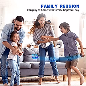 AMERFIST Flying Orb Ball Toys Cosmic Globe Boomerang Hover Ball Galactic Fidget Spinner Hand Drone Orbit Magic Cool Stuff Birthday for Boys Girls Teens 6-10+ Year Old Outdoor(Blue)