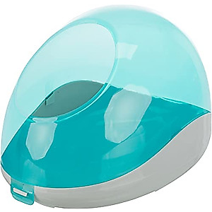 TRIXIE Sand Bath for Chinchillas and Degus, 27 x 18 x 16 cm, Blue