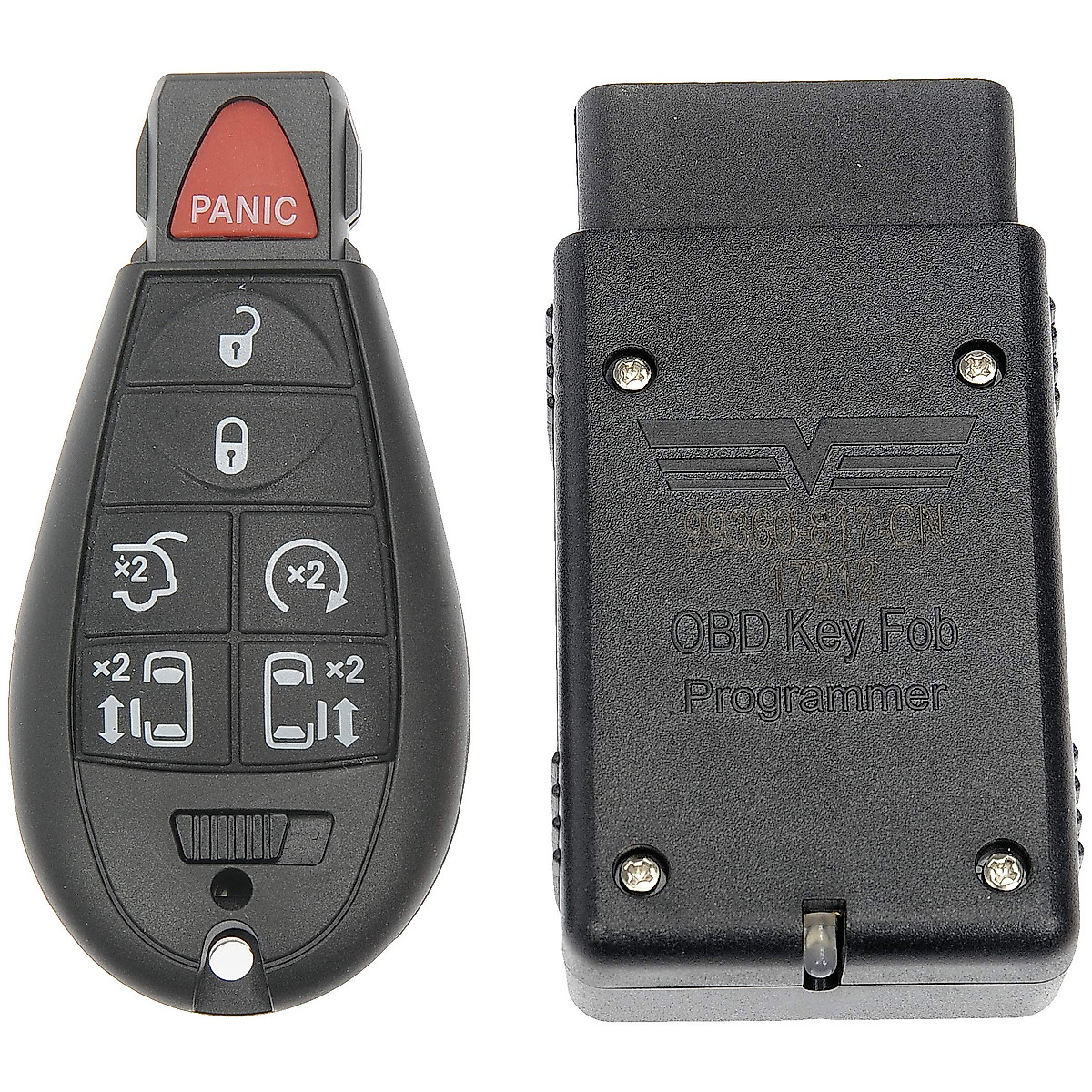 Dorman 99366 Keyless Entry Remote 7 Button Compatible with Select Chrysler/Dodge Models (OE FIX)