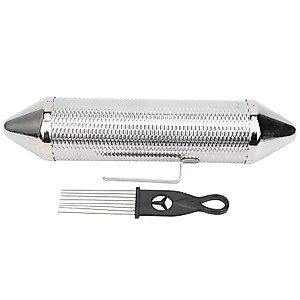 Stainless Steel Guiro with Scraper Percussion Instrument