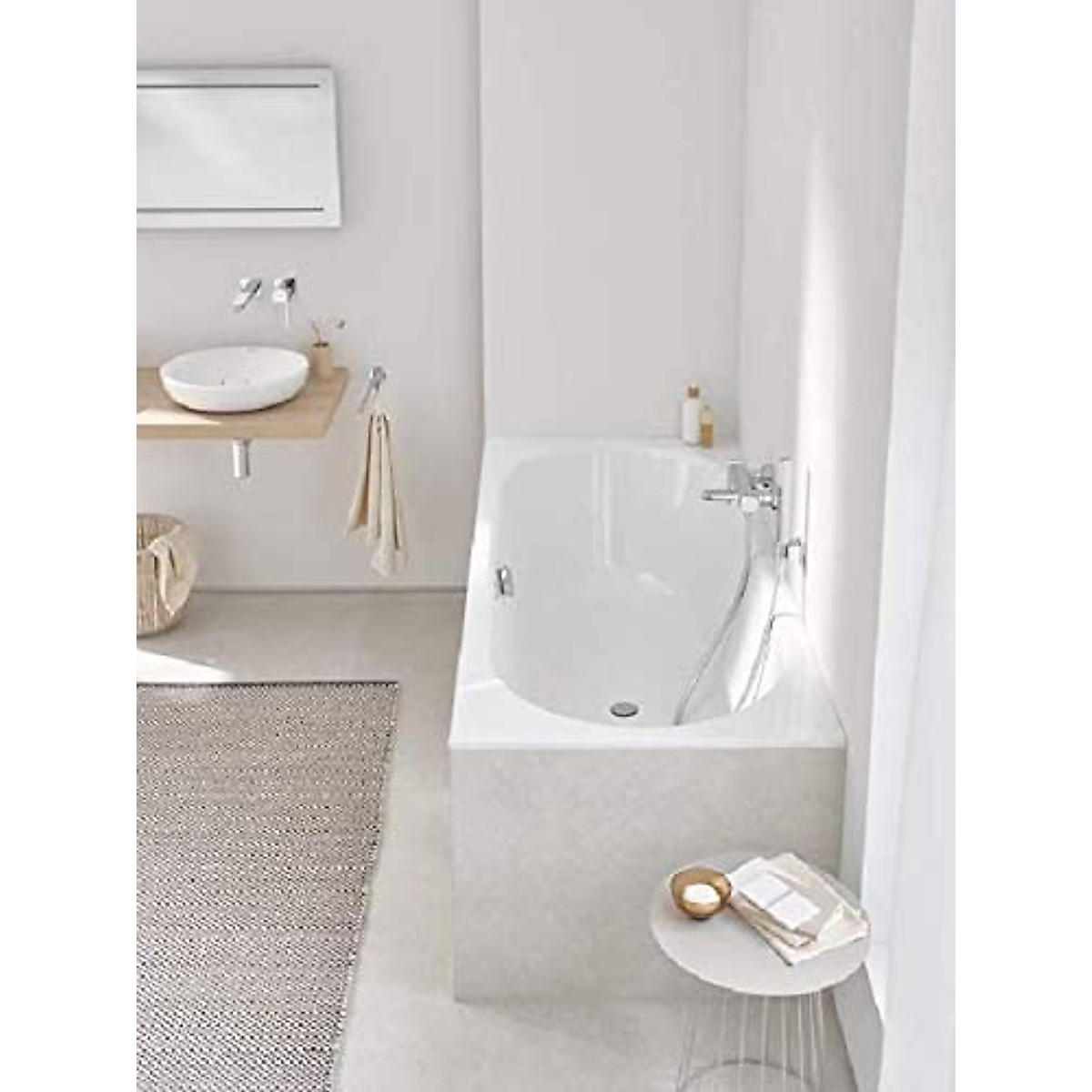 GROHE 27693000 Euphoria Cube Wall Mount Hand Shower Holder, StarLight Chrome