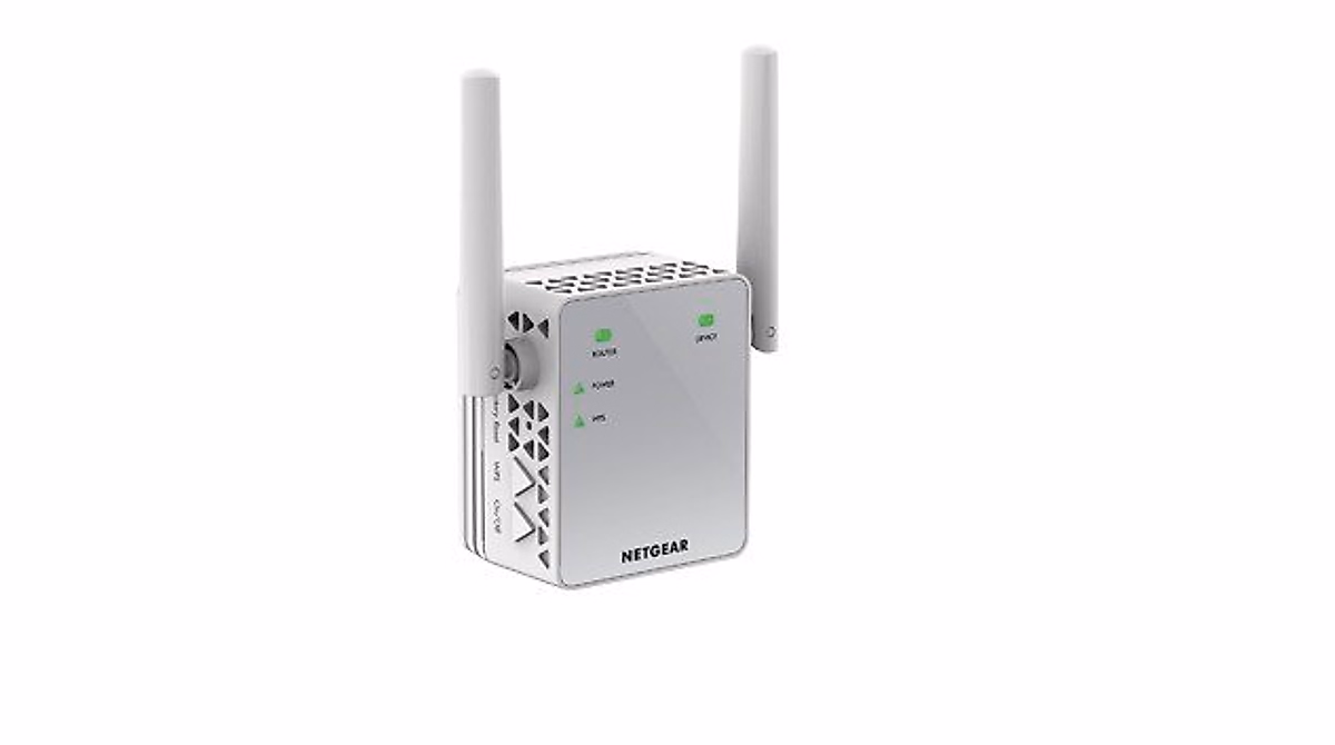 NETGEAR EX3700-100UKS AC750 WiFi Range Extender 802.11n/ac 1-Port Wall ...