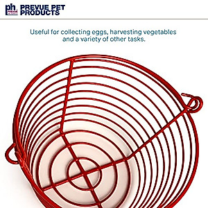 Prevue Pet Products 8 Inch Red Egg Basket 468