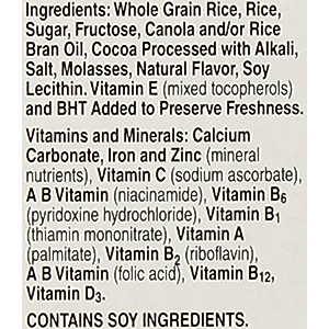 Chex General Mills Cereals Gluten Free Cereal, Chocolate, 12.8 Ounce (Pack of 3)