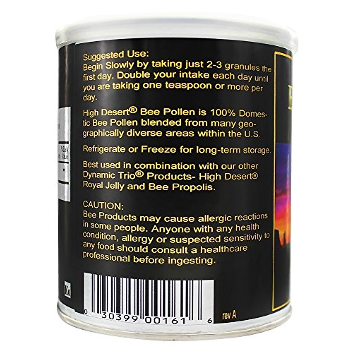 C C Pollen Bee Pollen Granules packed in a tin -- 1 lbs